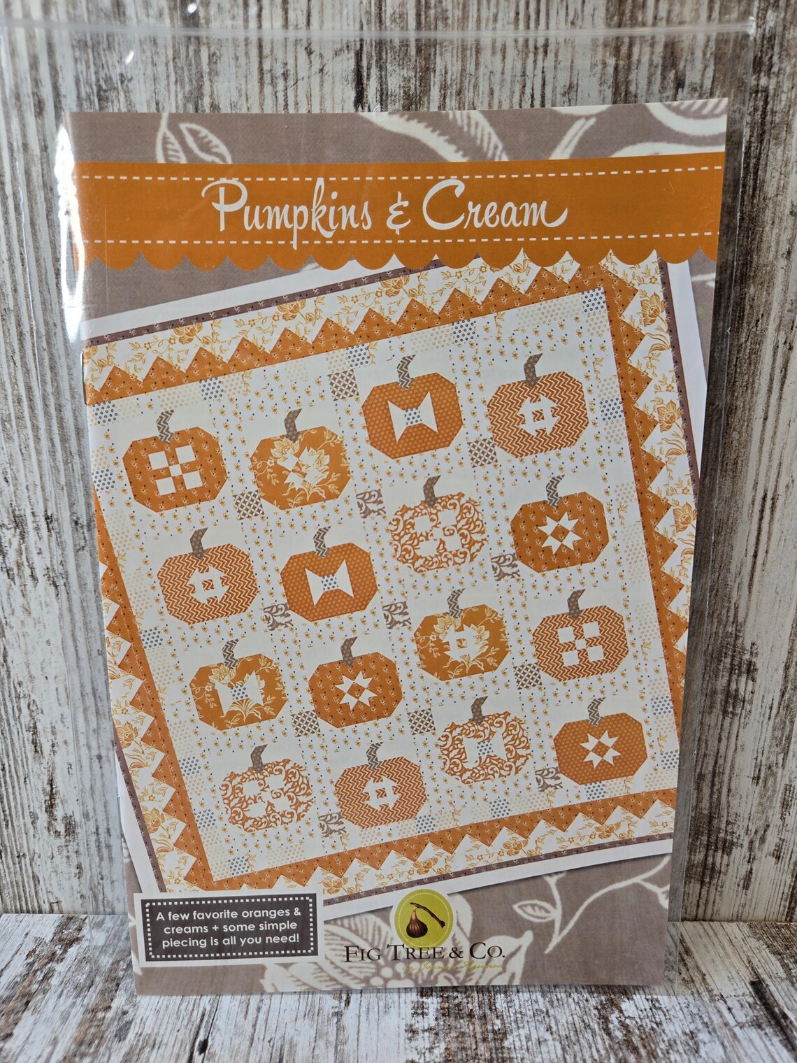 Pumpkins and Cream Quilt Pattern by Joanna Figueroa of Fig Tree & Co ...