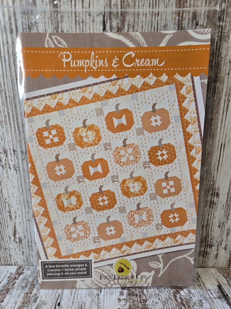 Pumpkins and Cream Quilt Pattern by Joanna Figueroa of Fig Tree & Co ...