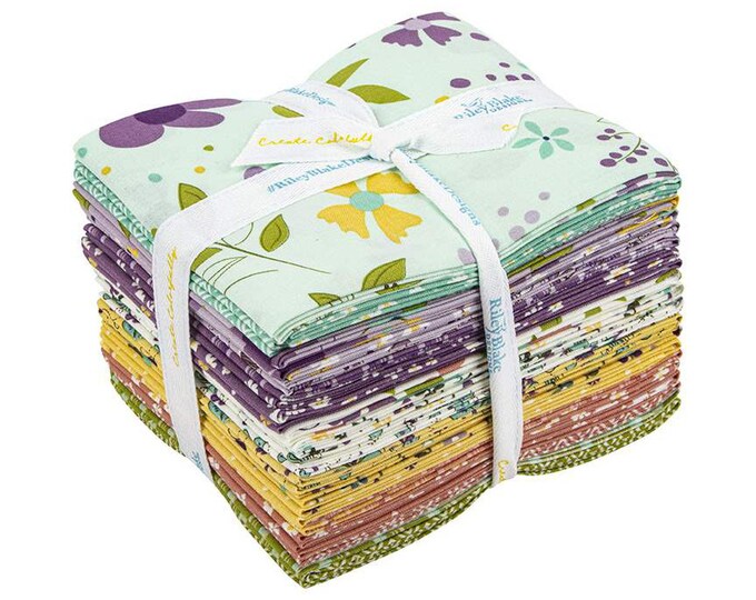 Hello Spring Fat Quarter Bundle by Sandy Gervais for Riley Blake ...