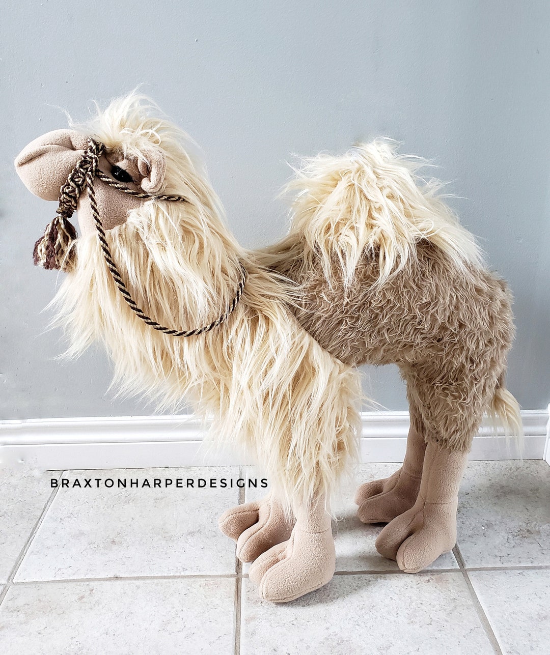 Standing Camel Handmade Camelnursery Decorplayroom Decor - Etsy