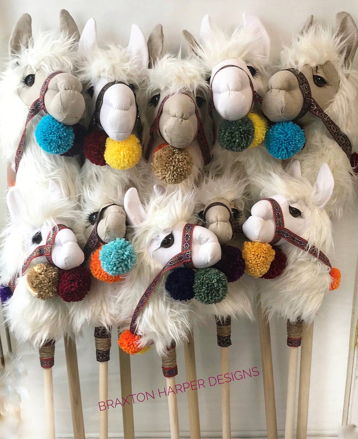 Poney bâton de lama. Cadeau parfait. Jouet. Stick Pony. Lama. | Etsy