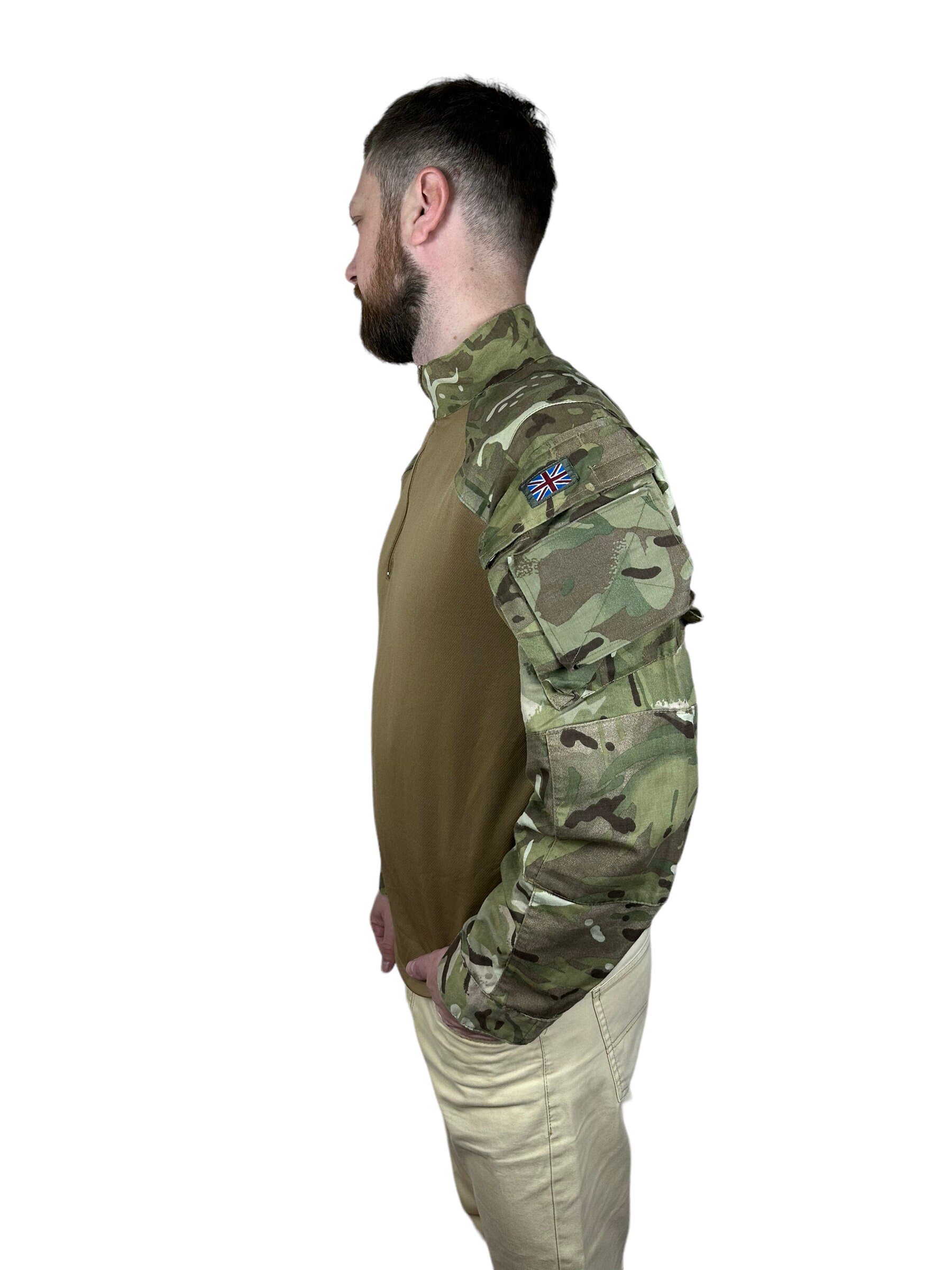 British Army MTP Combat Shirt: Khaki Military Uniform Jacket, Size S - Etsy