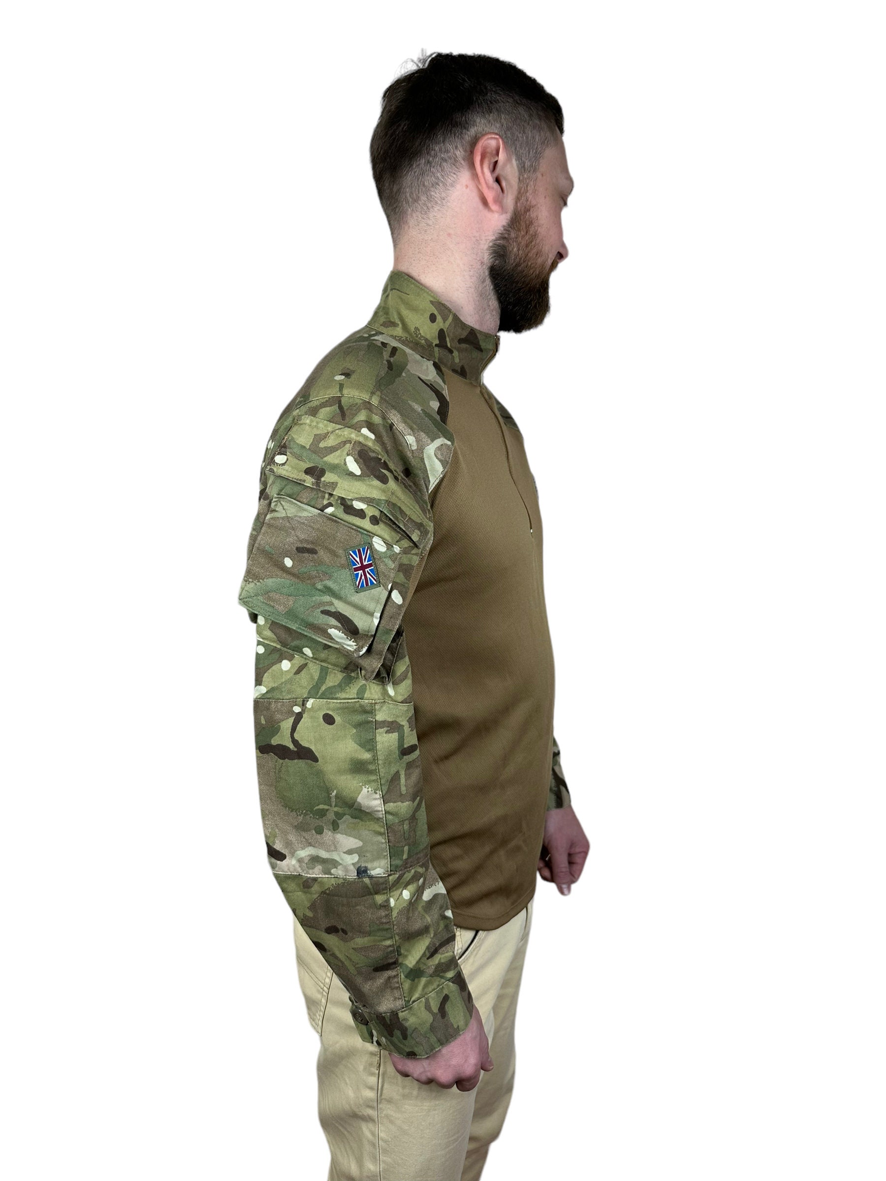 British Army MTP Combat Shirt: Khaki Military Uniform Jacket, Size S - Etsy