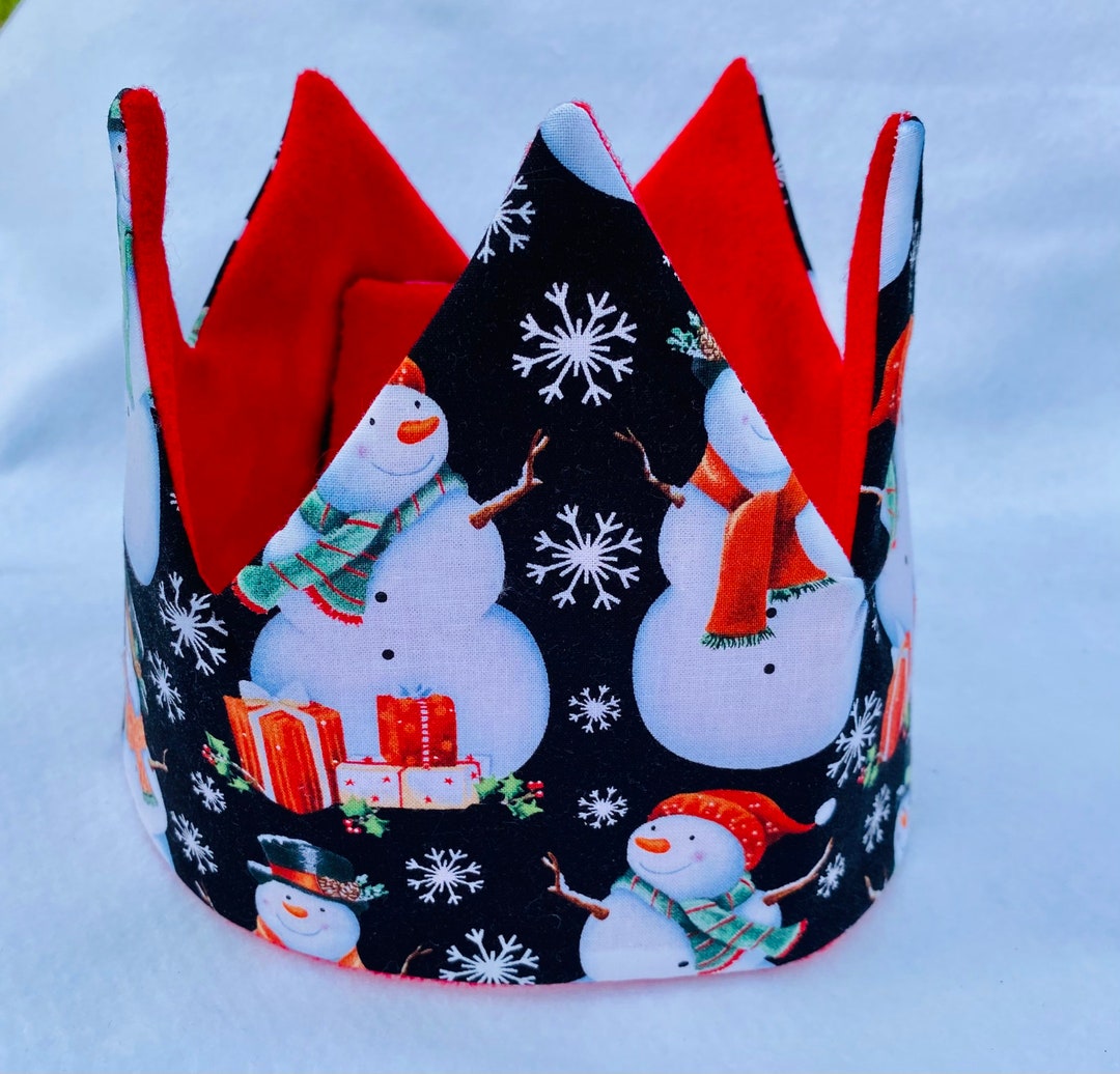 Snowman Crown / Snowman Birthday Party / Snowman / Personalized Crown ...