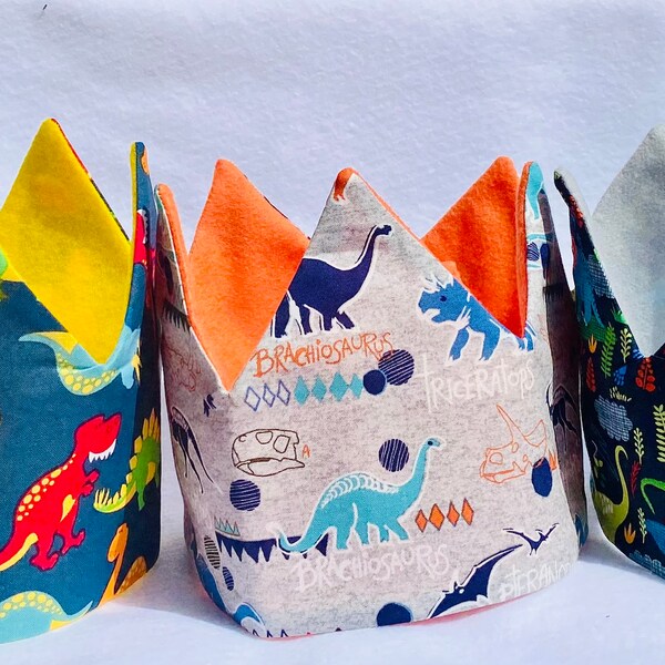 Dinosaur Crown - Etsy