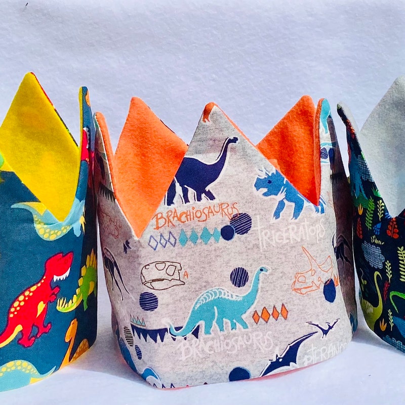 Dinosaur Crown - Etsy