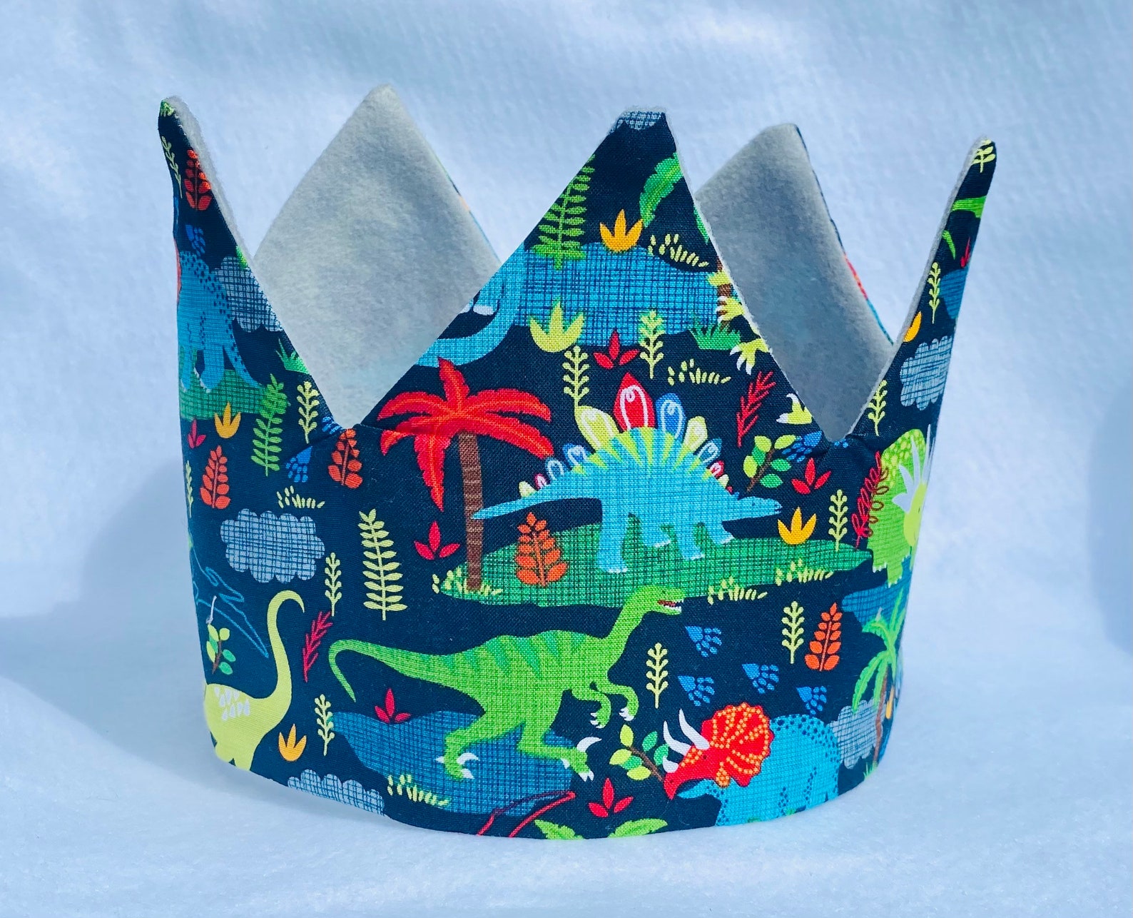 Dinosaur Crown / Dinosaur Birthday Party / Dinosaur Crown/ - Etsy