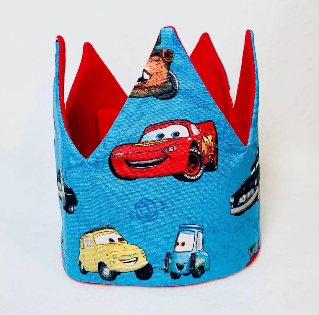 Car Crown / Car Birthday Party / Cars Crown/ Personalized Crown ...