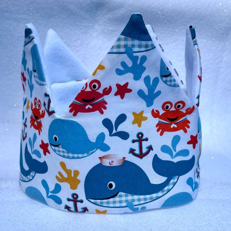Whale Birthday Crown - Etsy