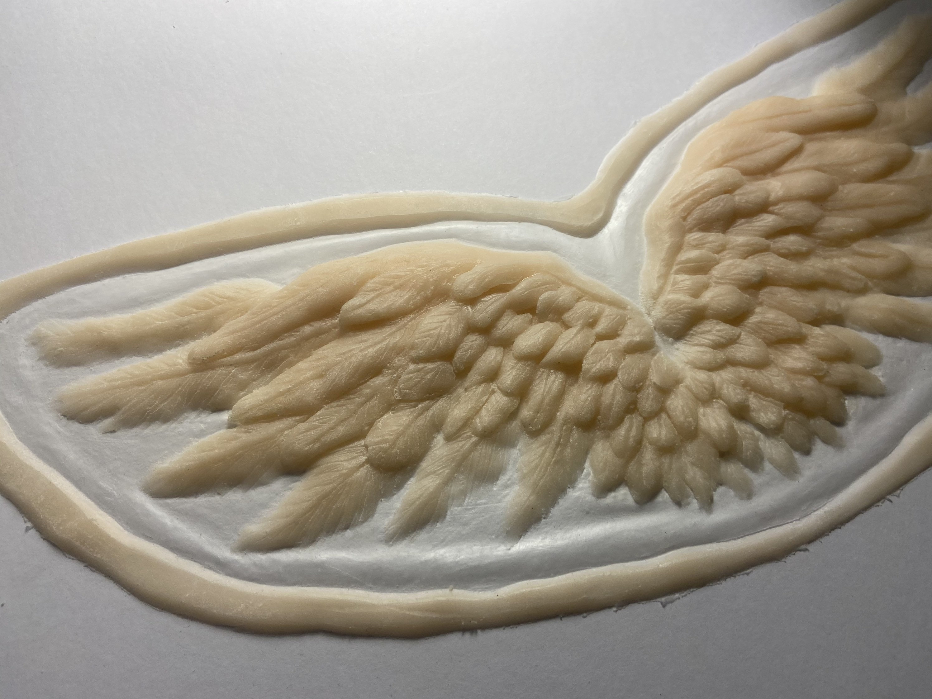 Feathered wings prosthetic / chest piece / halloween / cosplay | Etsy