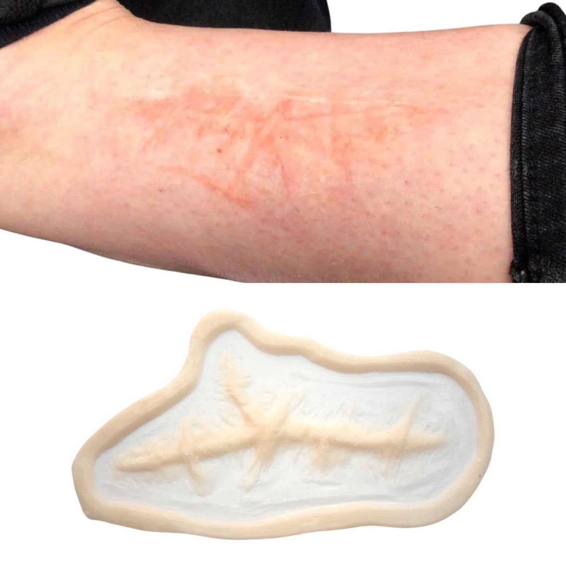Prosthetic Keloid Scar / Prosthetic Laceration / Wound / Cuts - Etsy UK