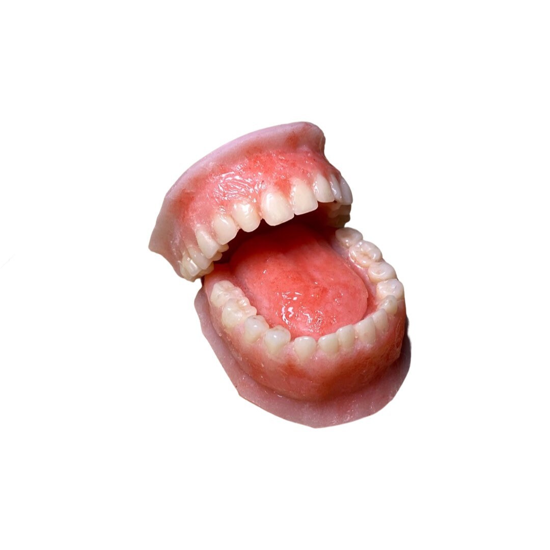 Prop Dentures Fake Teeth SFX Make-up Escape Room Halloween Decoration ...