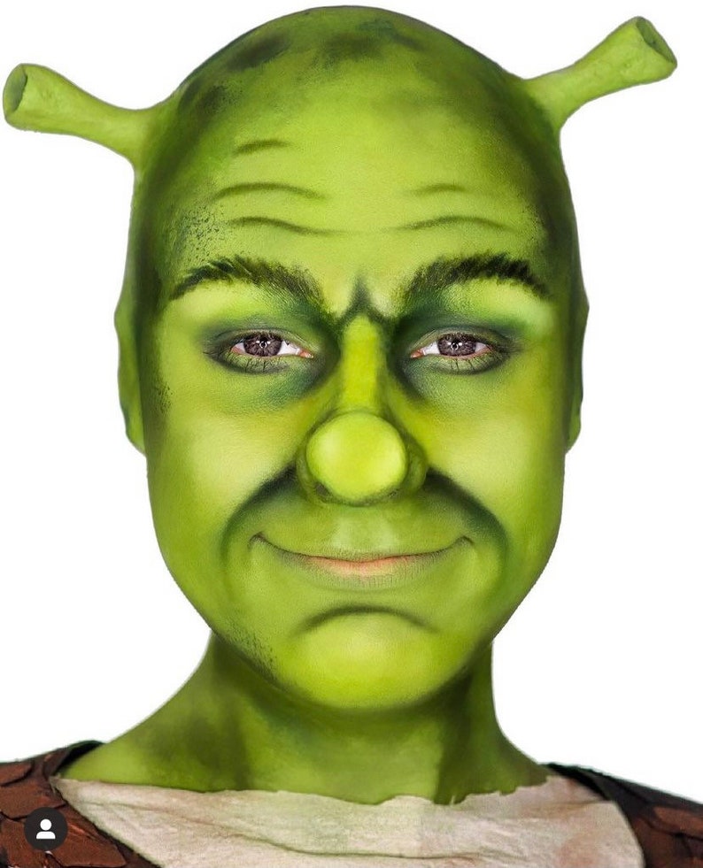 Shrek Nose and Ears Prosthetics Liquid Latex Character - Etsy UK