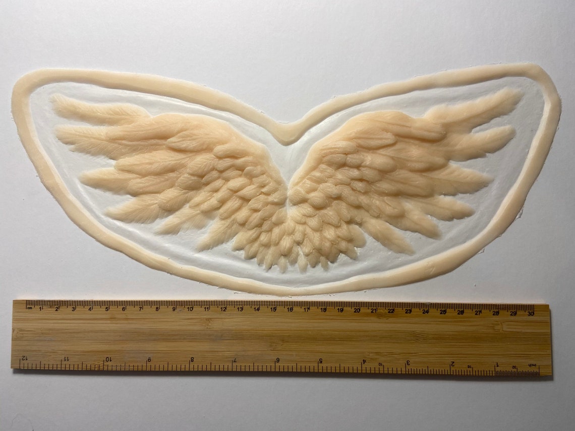 Feathered wings prosthetic / chest piece / halloween / cosplay | Etsy