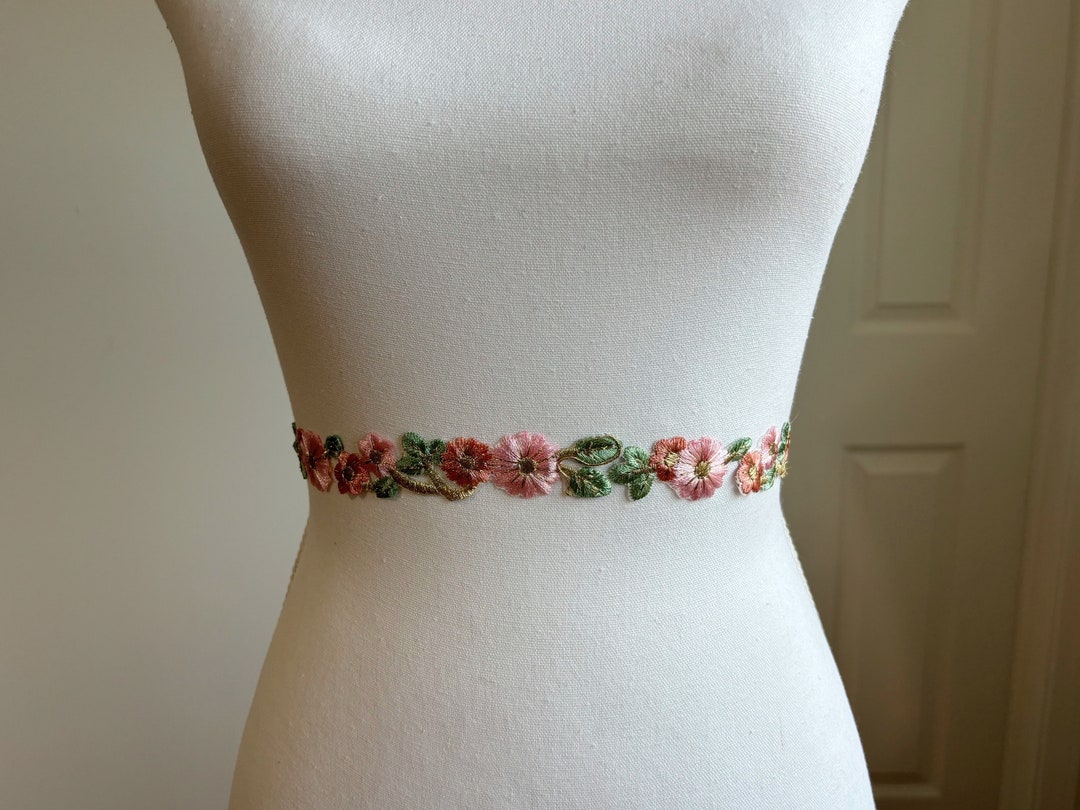 Handmade Sash, Embroidered Sash, Wedding Sash, Wedding Belt, Dress Belt ...
