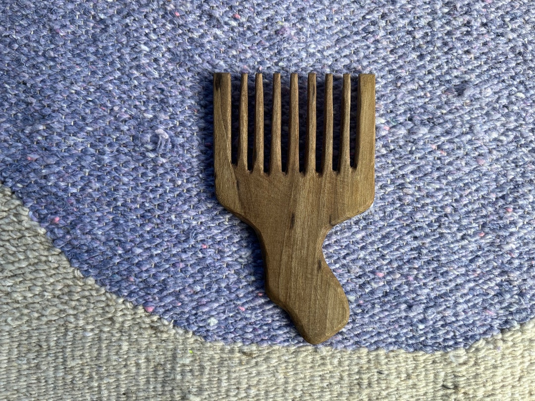 Handmade Comb, Walnut Wood, Curly Hair Comb - Etsy