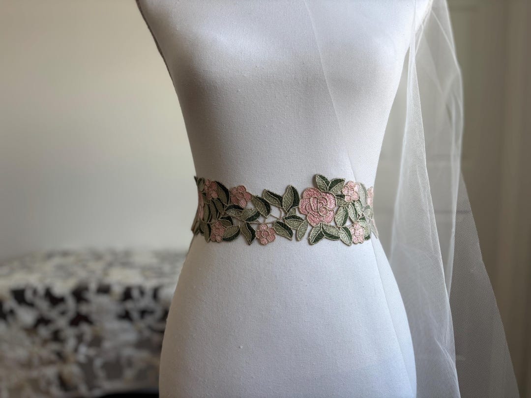 Handmade Sash, Embroidered Sash, Wedding Sash, Wedding Belt, Dress Belt ...