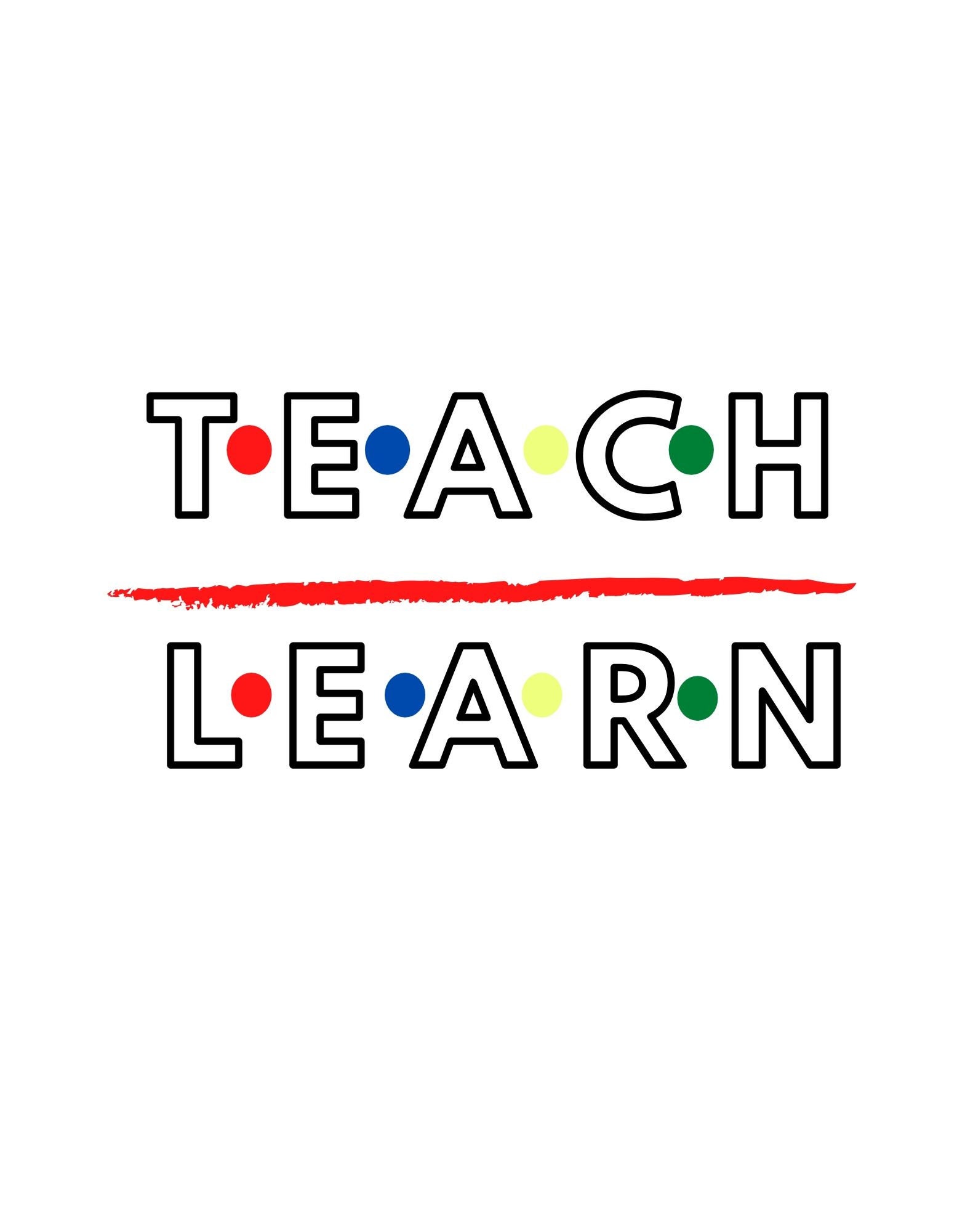 Teach and Learn Friends Logo Svg Png Jpg Files | Etsy
