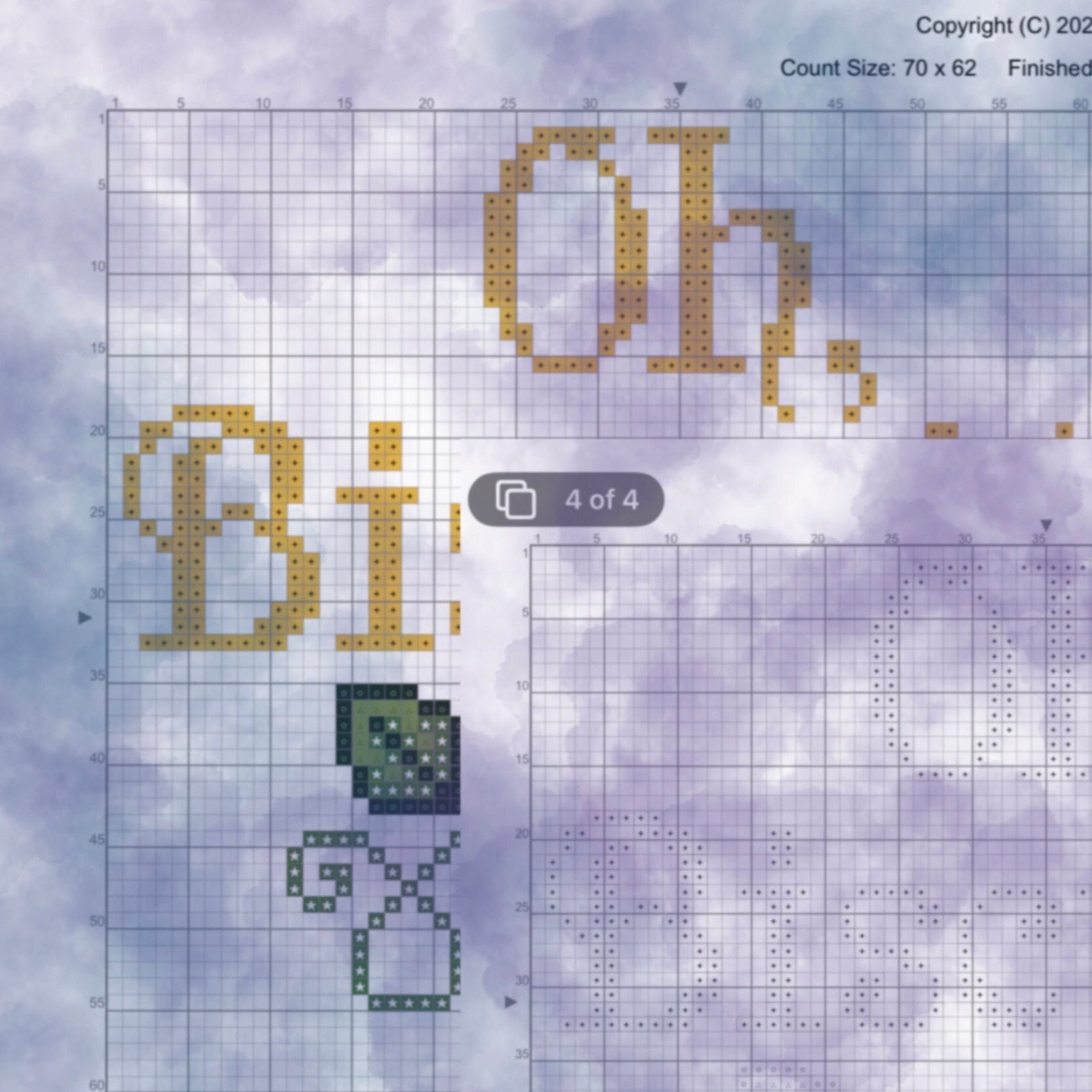 Blue Biscuits Cross Stitch Pattern Digital - Etsy