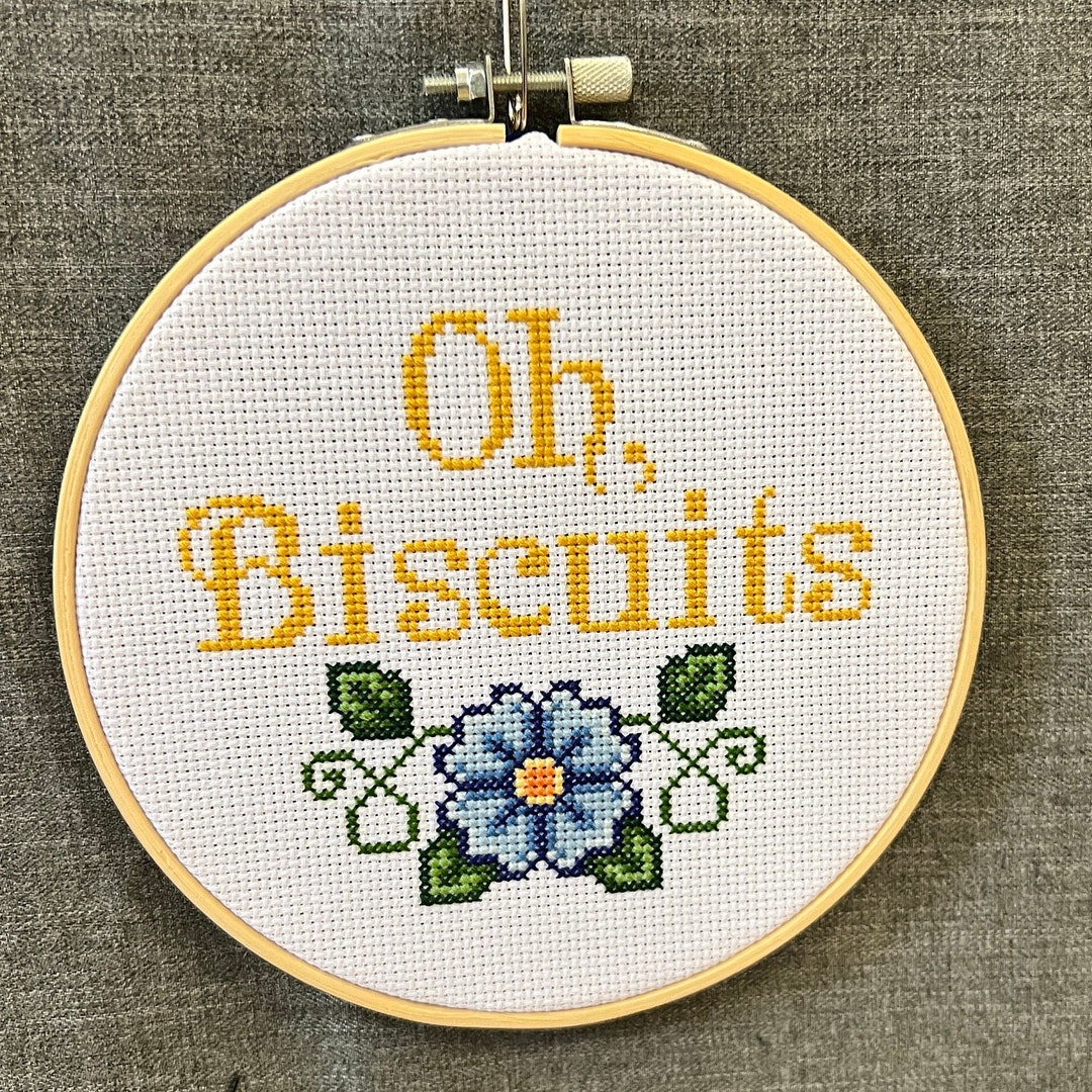 Blue Biscuits Cross Stitch Pattern Digital - Etsy