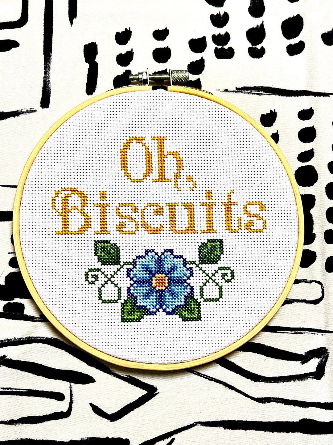 Blue Biscuits Cross Stitch Pattern Digital - Etsy