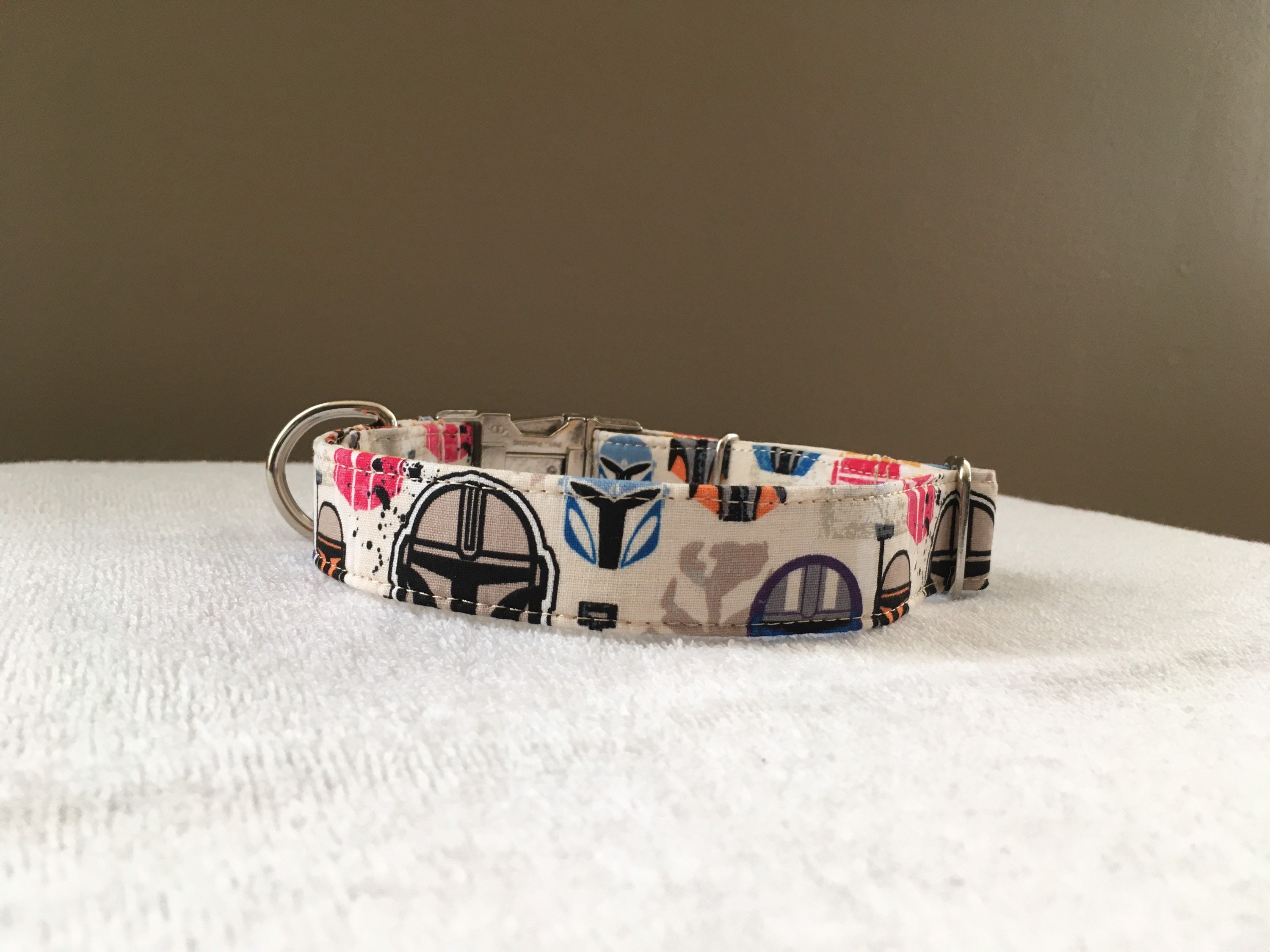 Star Wars Mandalorian Helmet Dog Collar - Etsy