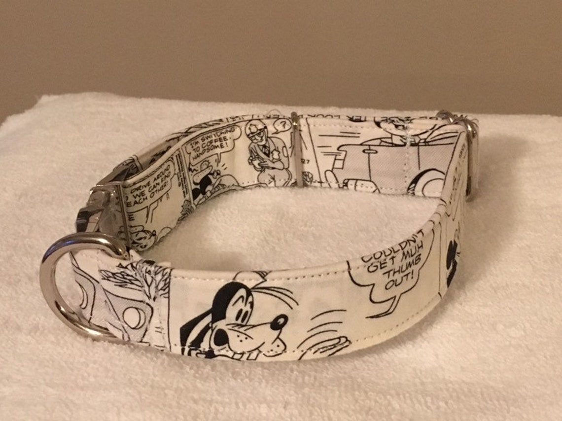Disney Mickey Mouse Comic Book Dog Collar - Etsy