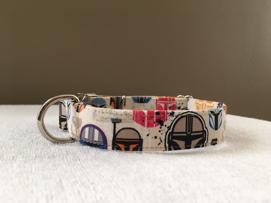 Star Wars Mandalorian Helmet Dog Collar - Etsy