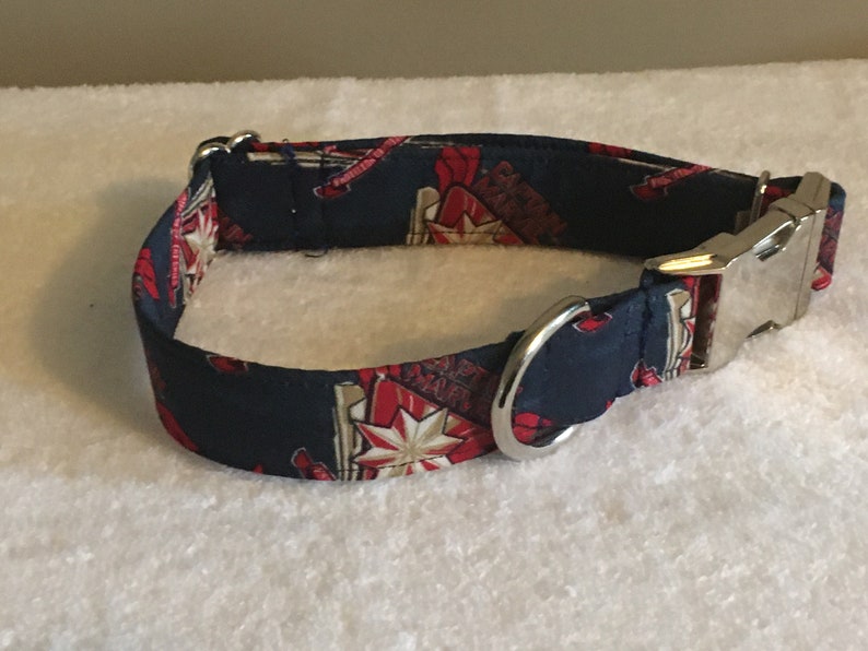 Captain Marvel Dog Collar And/or Dog Leash Save on 2 When - Etsy