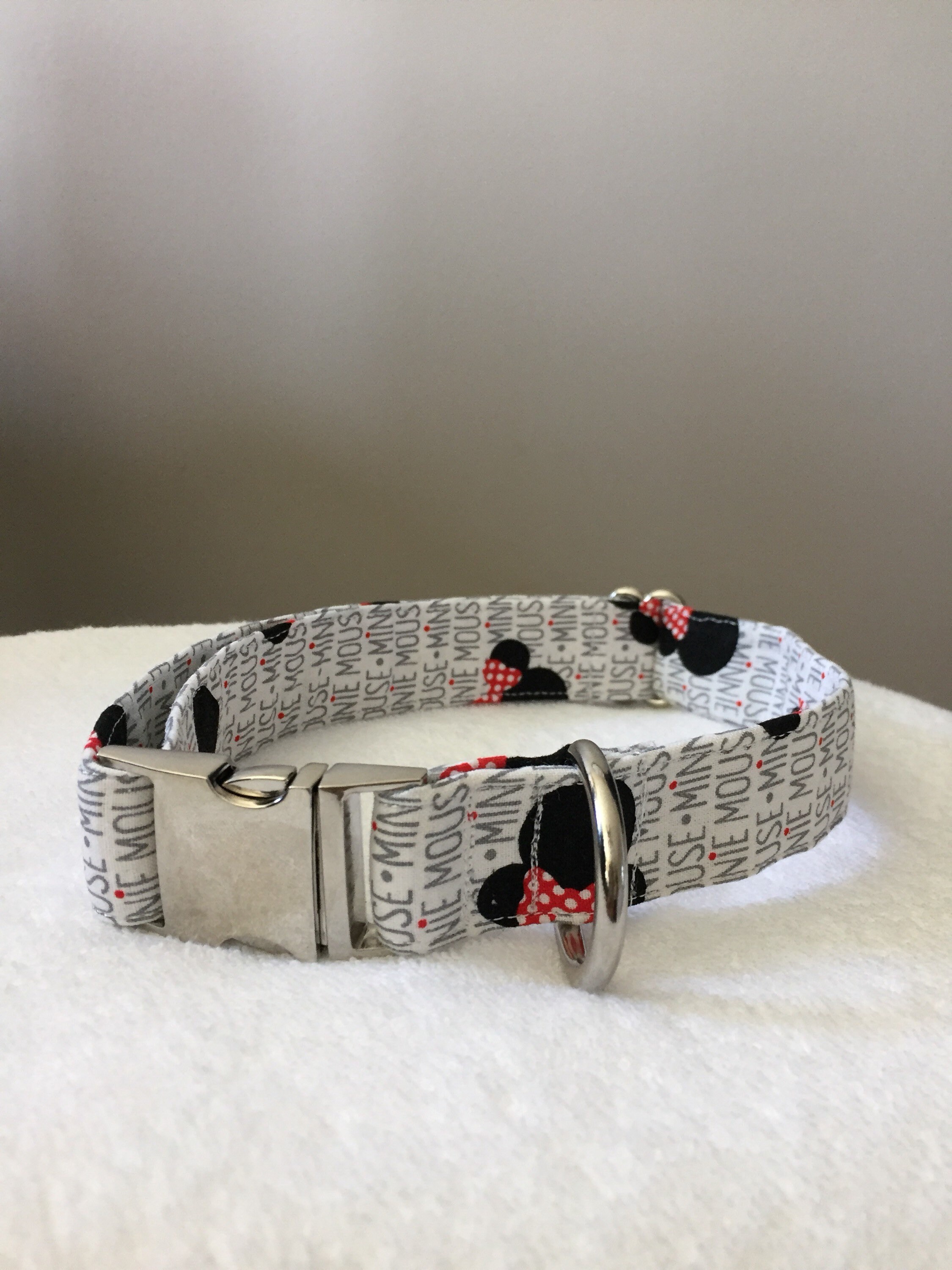 Disney Minnie Mouse Dog Collar | Etsy