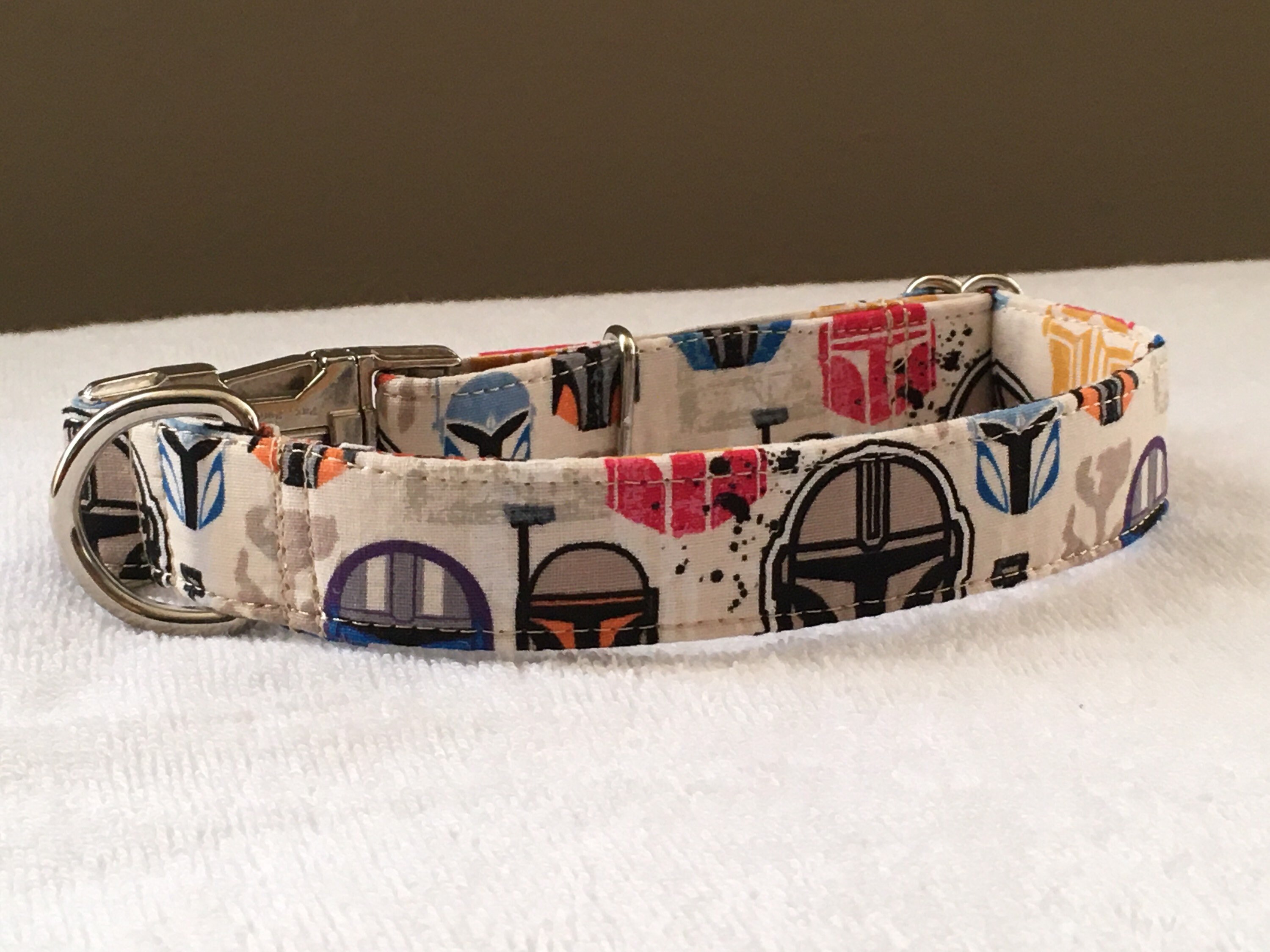 Star Wars Mandalorian Helmet Dog Collar - Etsy
