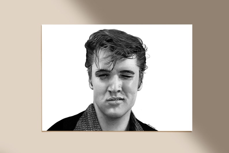 Elvis Presley, Elvis, Singer, Icon, Legend, Portrait, Print, Decoration ...