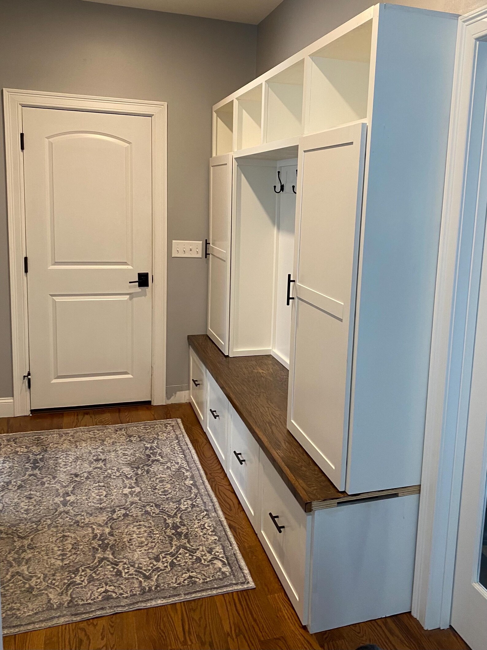 Entryway Hall Tree || Halltree || Mudroom Locker || Dropzone || Bench ...