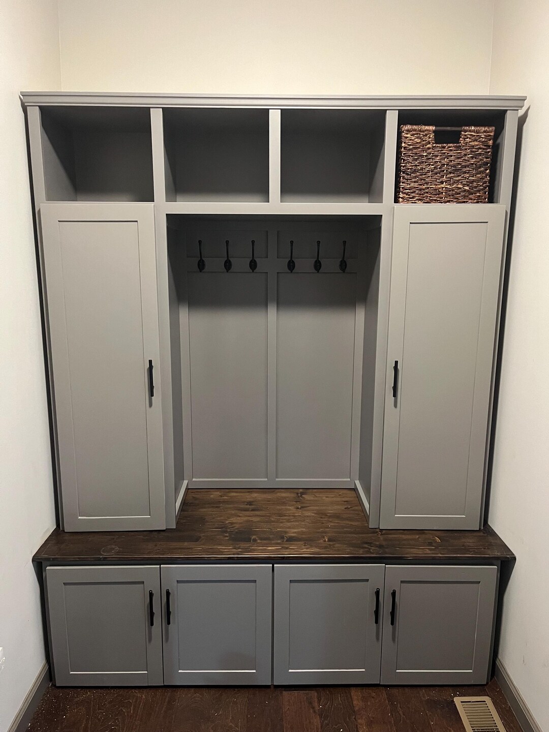 Entryway Hall Tree || Halltree || Mudroom Locker || Dropzone || Bench ...