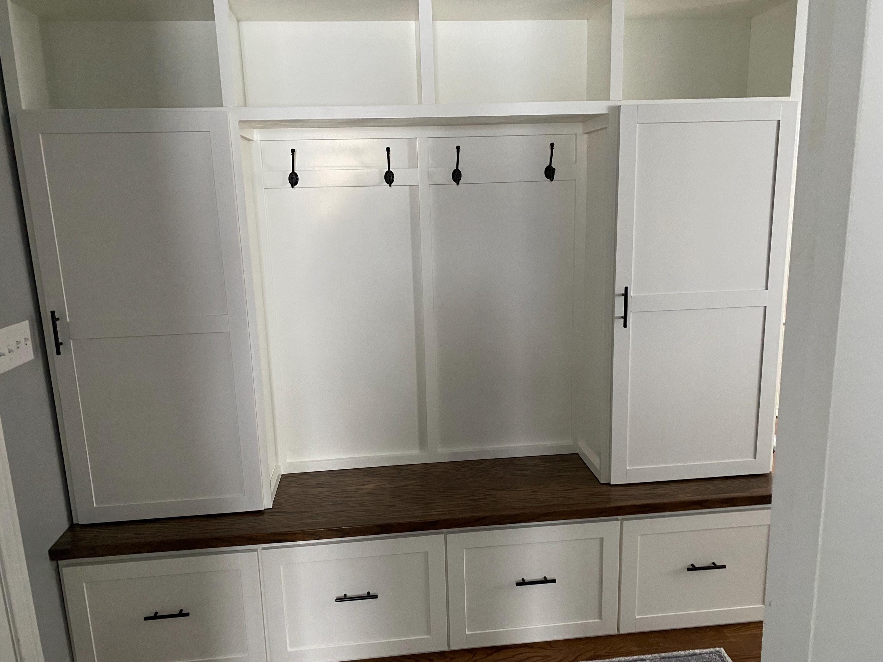 Entryway Hall Tree || Halltree || Mudroom Locker || Dropzone || Bench ...
