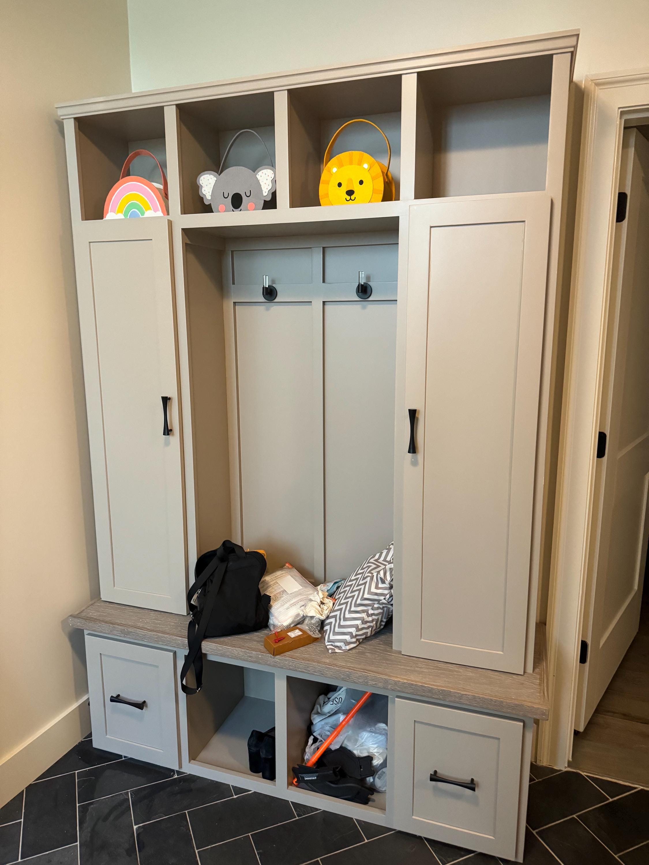 Entryway Hall Tree || Halltree || Mudroom Locker || Dropzone || Bench ...