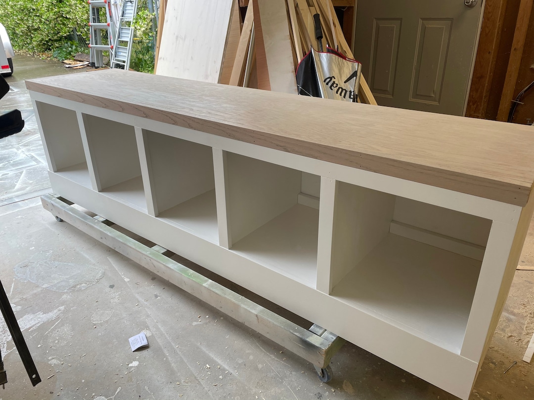Add-on Fee Solid Dividers Between Cubbies of Entryway Bench - Etsy