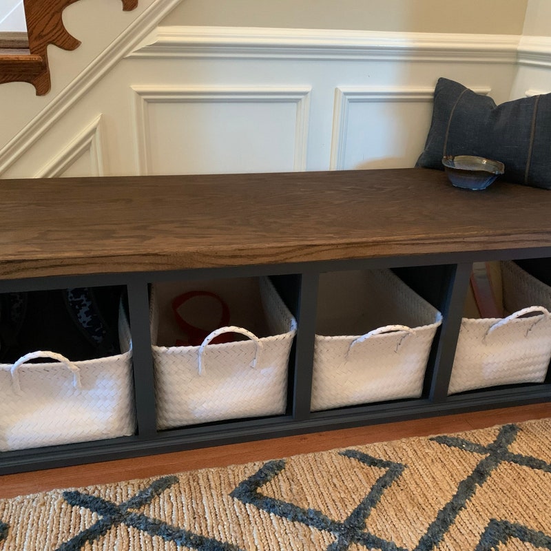 Mudroom Bench With Storage - Etsy