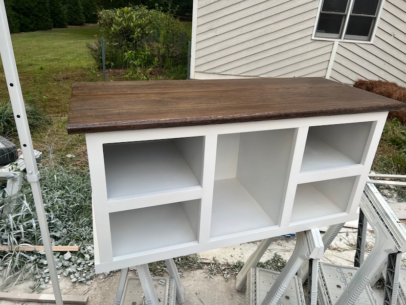 Add-on Fee Solid Dividers Between Cubbies of Entryway Bench - Etsy