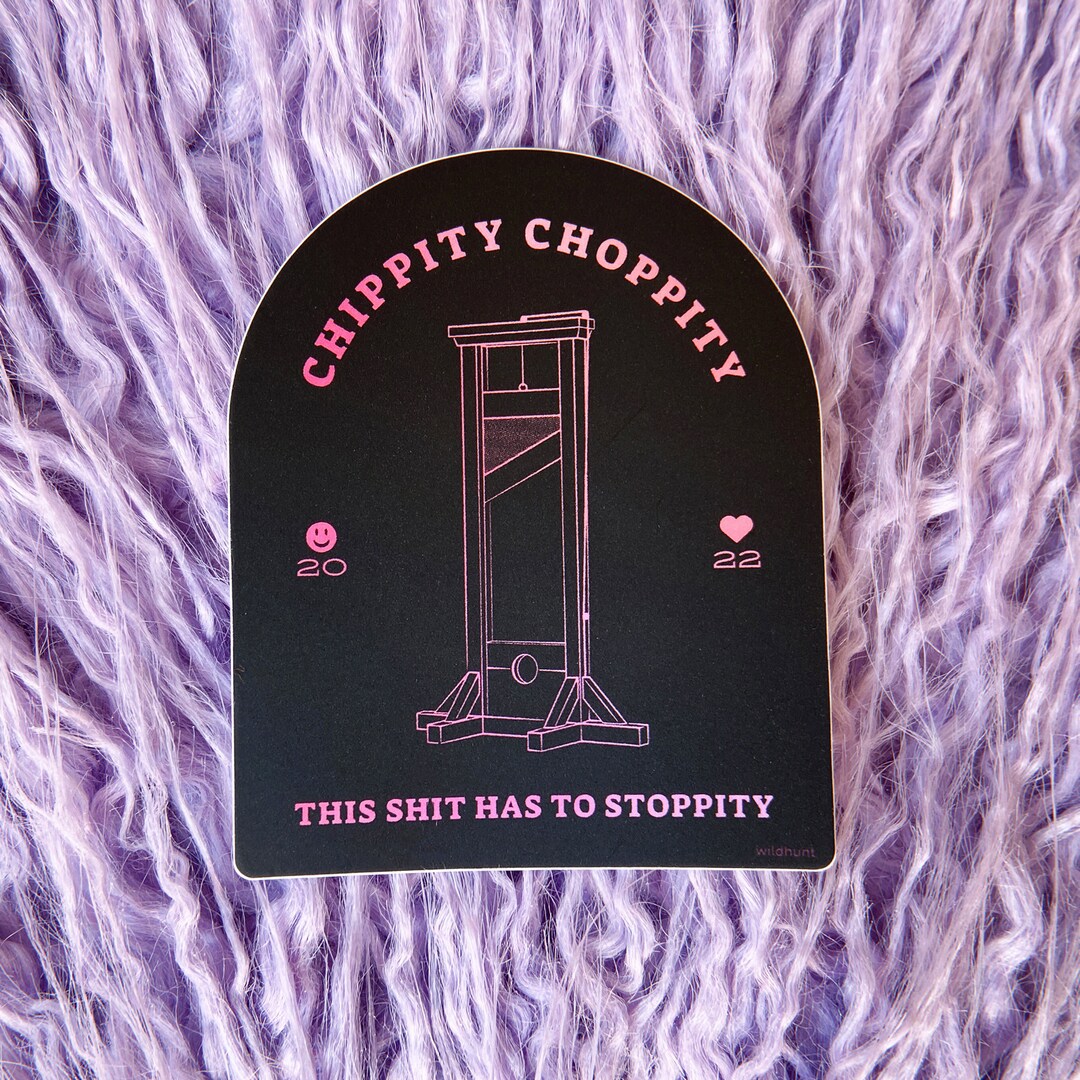 Chippity Choppity Guillotine Sticker - Etsy