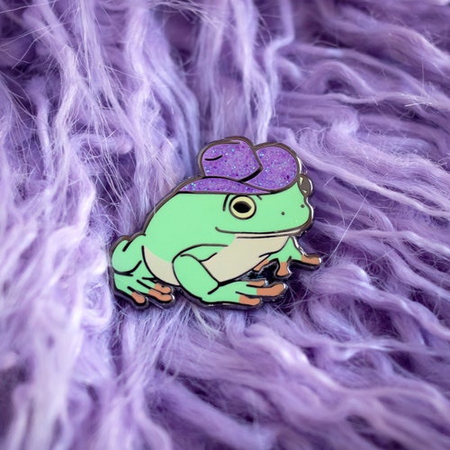 Golden Frog Hard Enamel Pin/ Tiny Frögs Collection Comfort - Etsy Australia