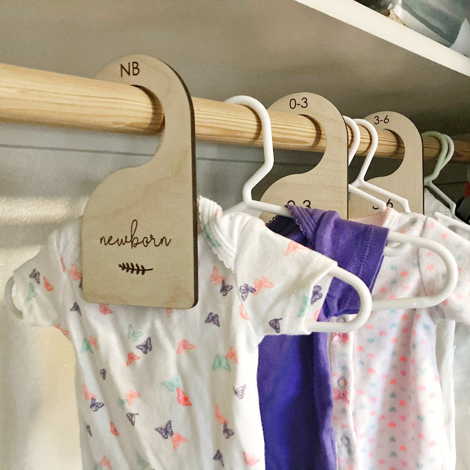 Baby Closet Dividers Nursery Closet Clothes Dividers Wood Etsy Baby Closet Dividers Nursery Closet Clothes Dividers Wood Etsy