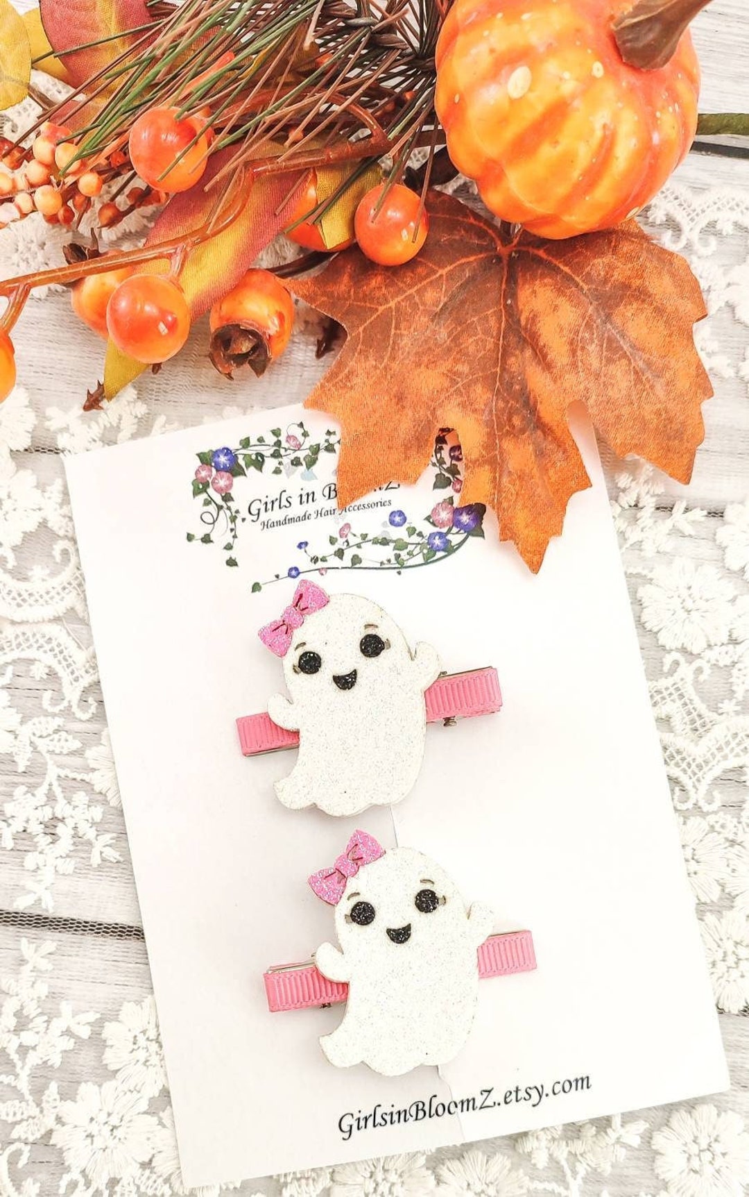 Cute Ghost Hair Clips/cute Hair Clippies/girls Hair Clips/halloween ...