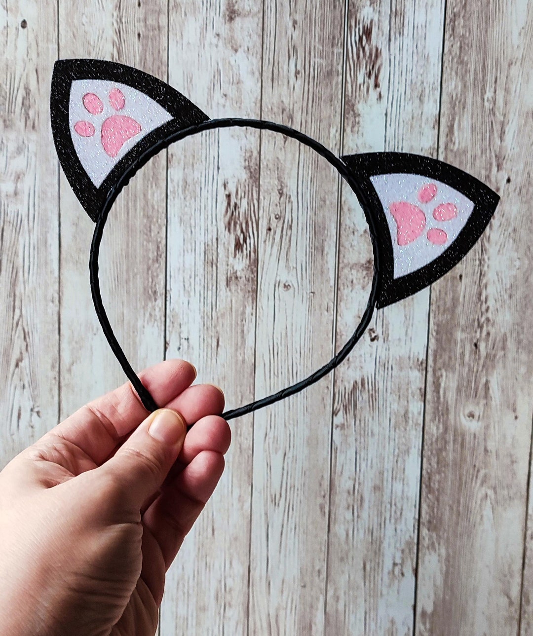 Cat Ears Headband, Kitty Ears Kawaii, Cat Ears Headband, Black Kitty ...