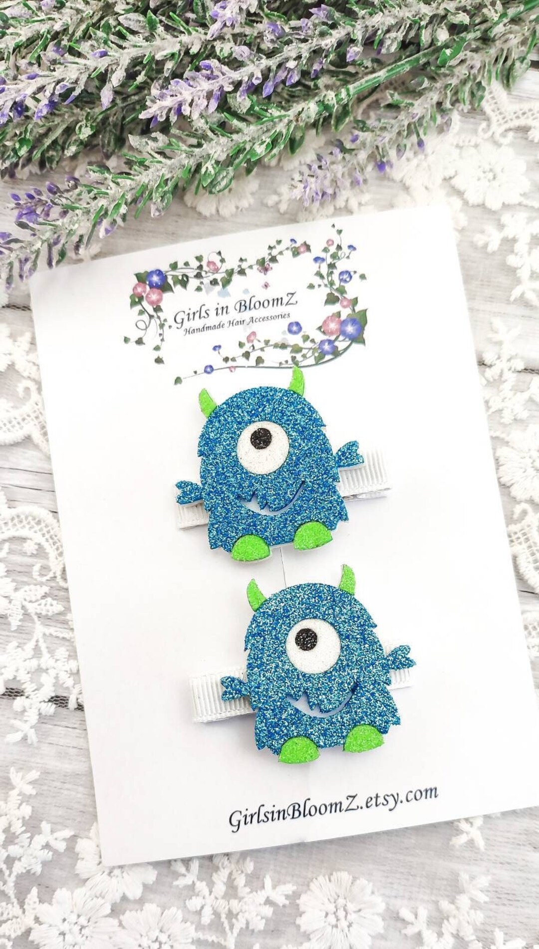 Halloween Hair Clips/cute Monsters Hair Clip/girls Small Hair Clips ...