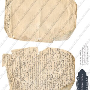 21 Vintage Pages Plus Notes of "nan's Notes" From 1920s Junk Journals ...