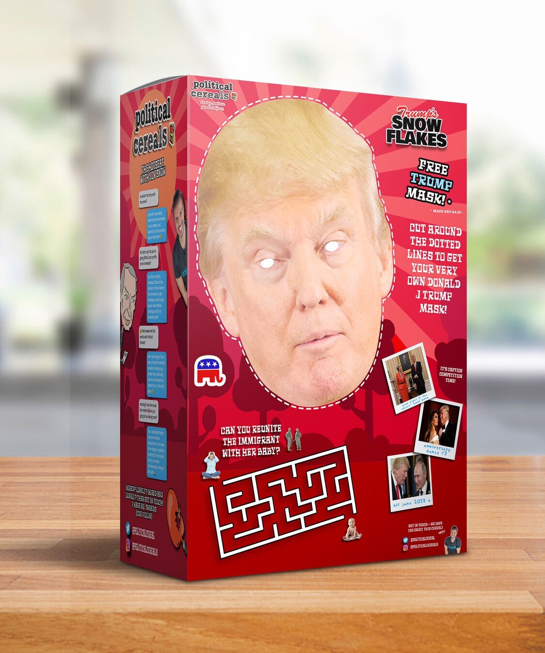 Trump's Snow Flakes Breakfast Cereal - Etsy Ireland