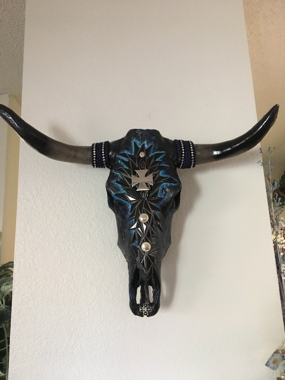 Custom Cow Skull - Etsy