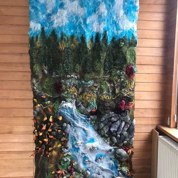Felt Wall Art River at Jung Coleman blog