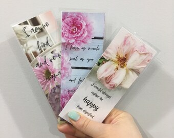 Charlotte Bronte Quotes Jane Eyre Bookmarks, CHB01B - Etsy